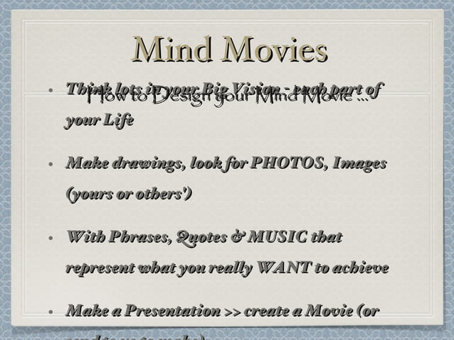 PDC+++ Module 2 Class 3 Visioning | PPT