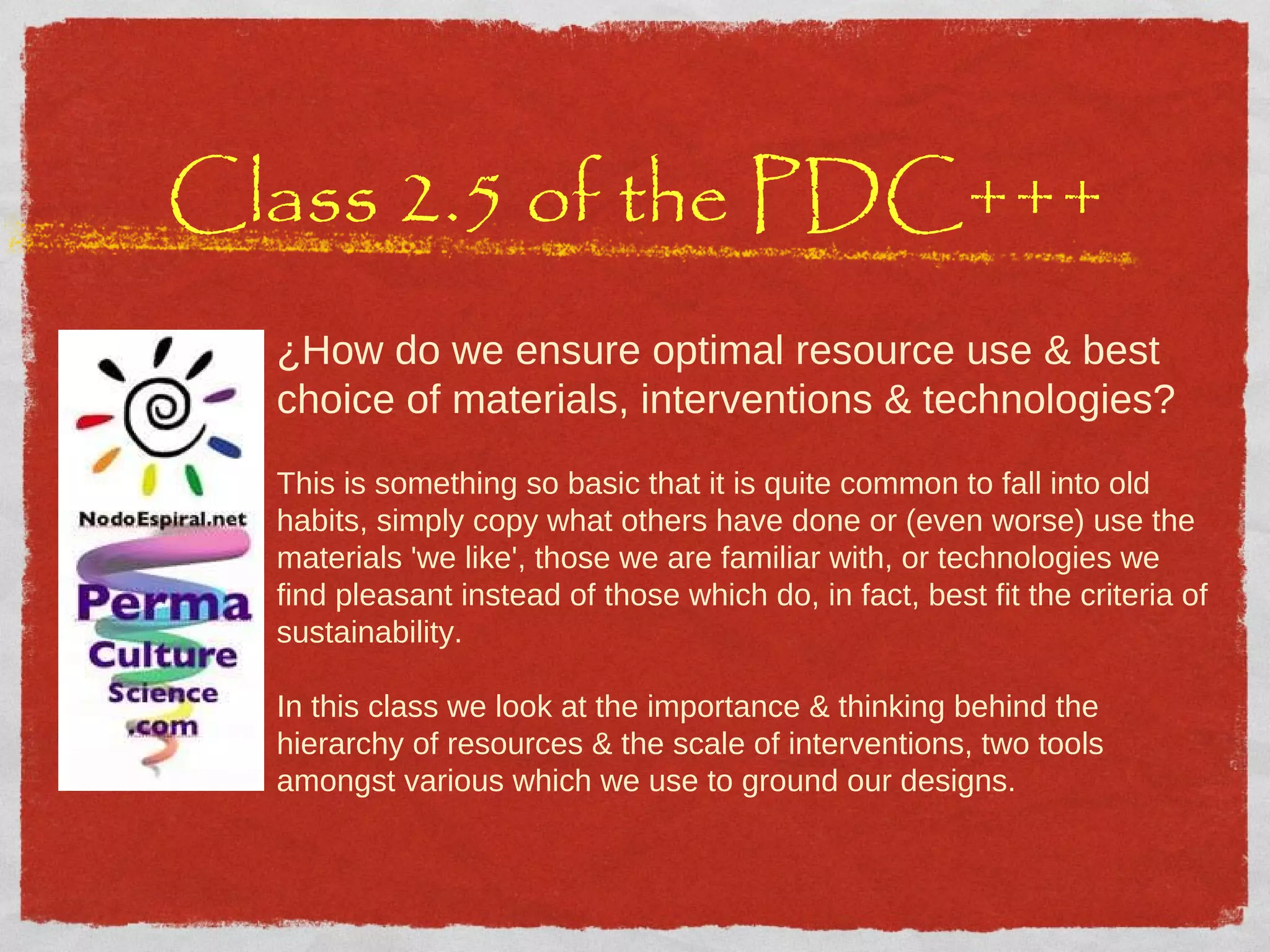PDC+++ Module 2 Class 5 Resources | PPT