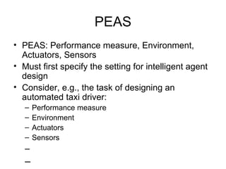Artificial Intelligence Chapter two agents | PPT