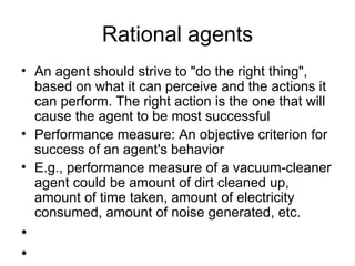 Artificial Intelligence Chapter two agents | PPT