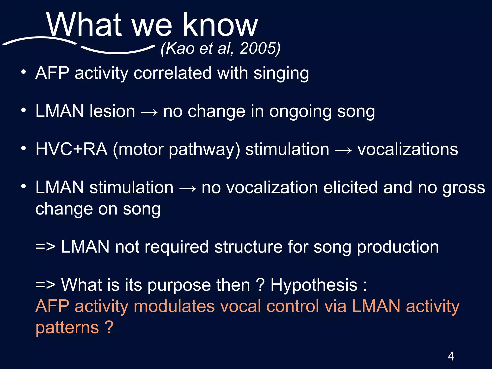 Birdsong variability is modulated by LMAN in anterior forebrain pathway ...