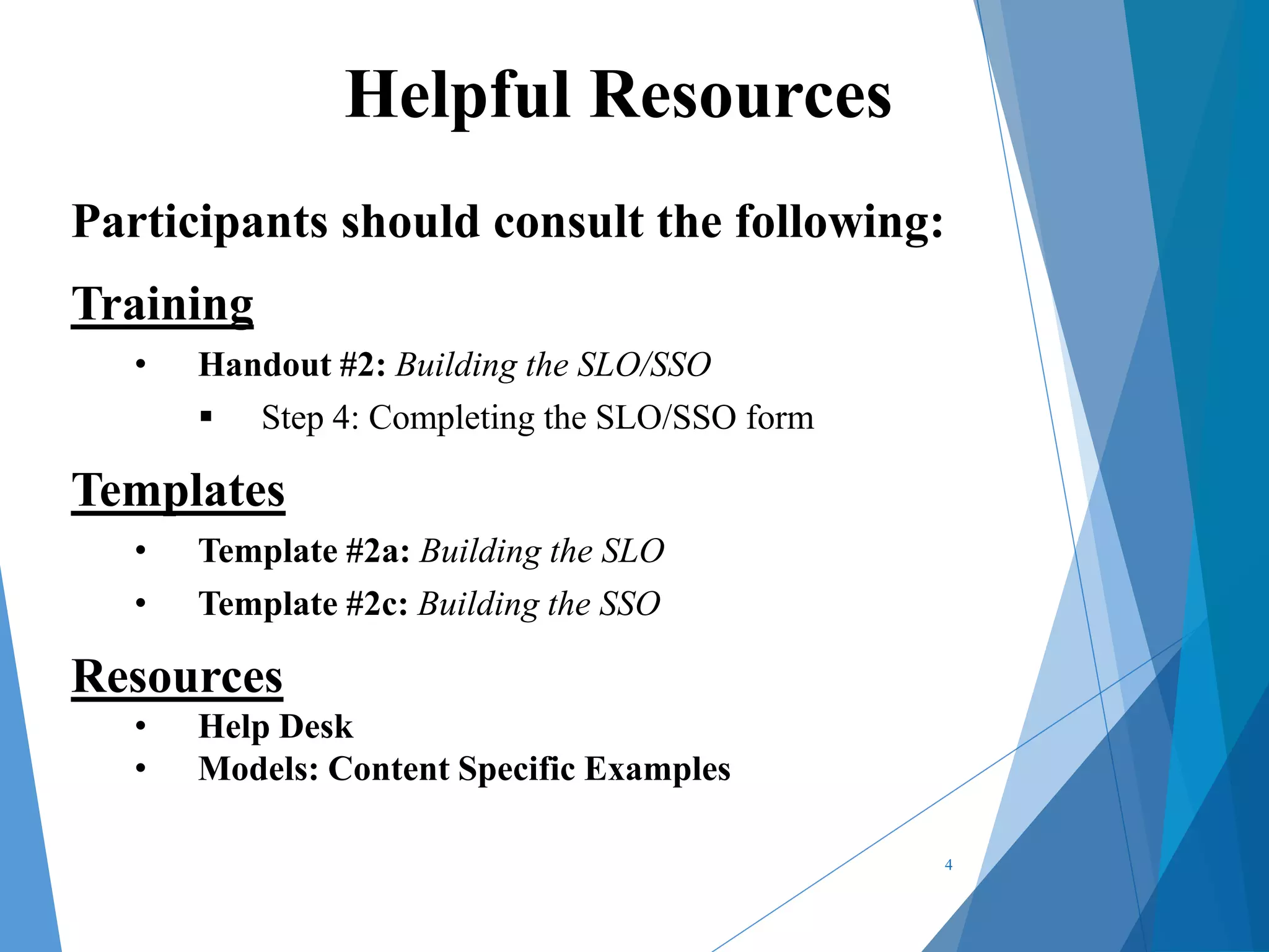 M2 building the slo-sso-final | PPTX