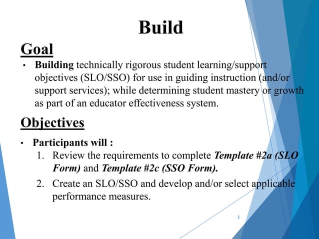 M2 building the slo-sso-final | PPT