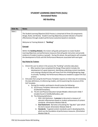 M2 Building Trainer Notes | PDF