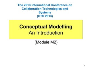 M2. conceptual modeling intro | PPT