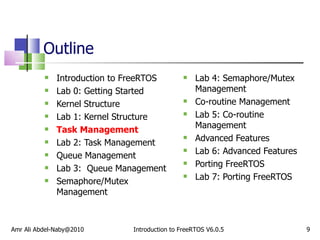 Free FreeRTOS Course-Task Management | PPT