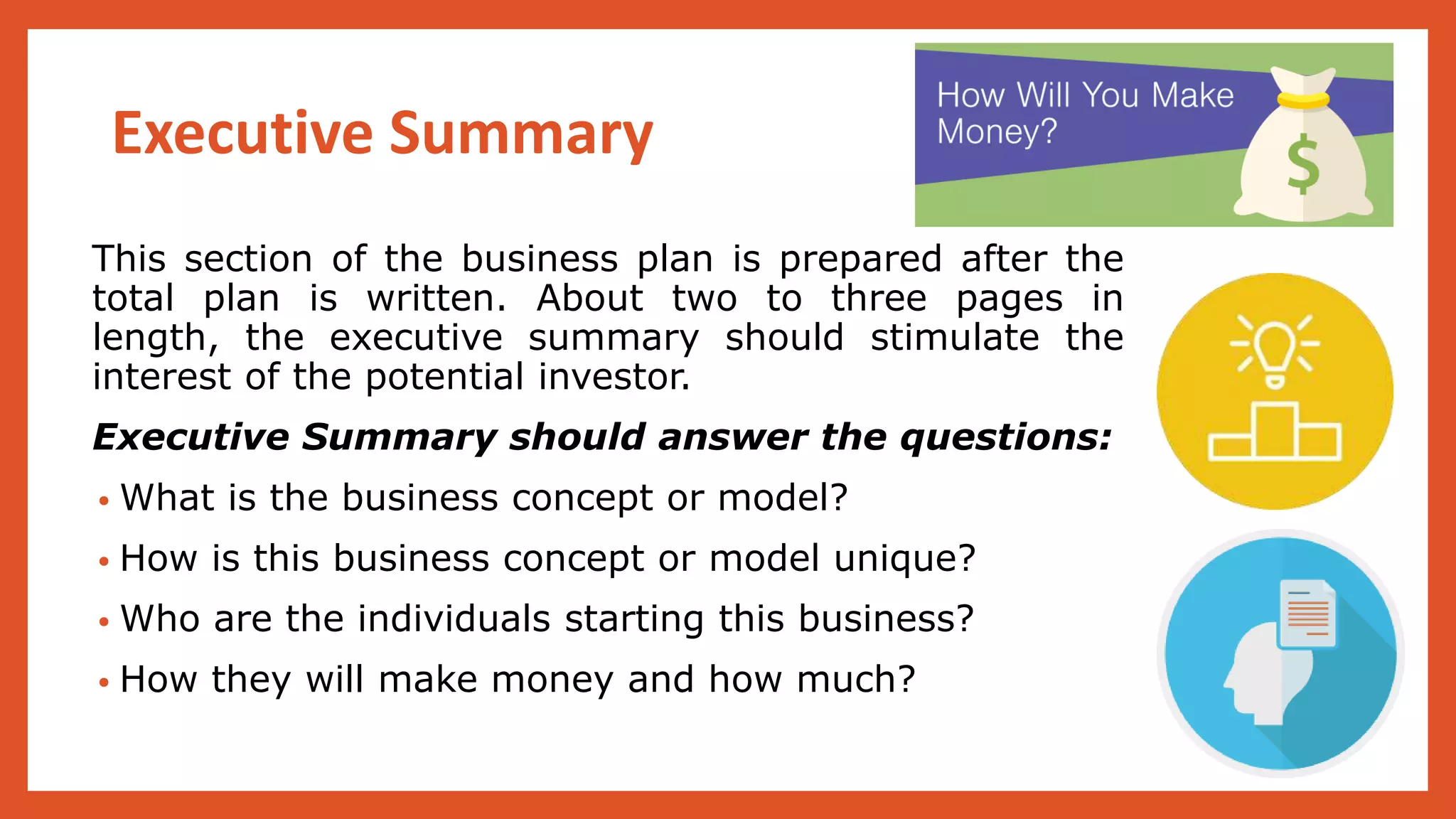 Lesson 4 Detailed outline of a business plan | PPTX | Business ...