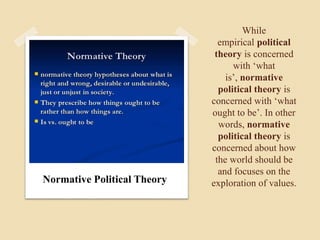 INTRODUCTION TO POLITICAL THEORY, PART 2 | PPT