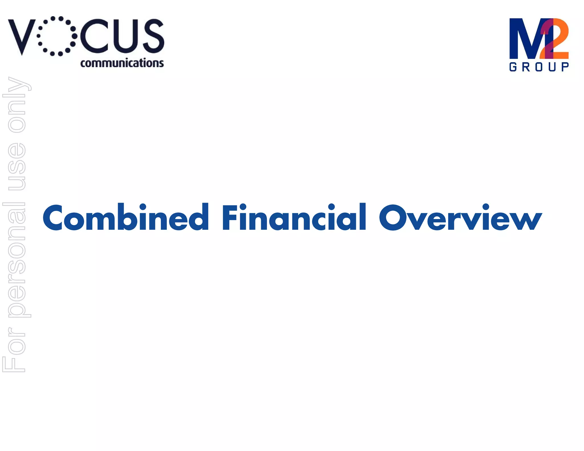 M2 vocus merger presentation | PPT