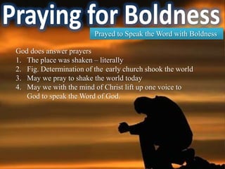 M2013 s5 praying for boldness | PPTX