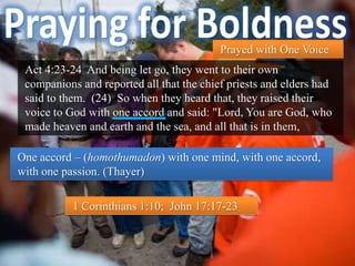 M2013 s5 praying for boldness | PPTX