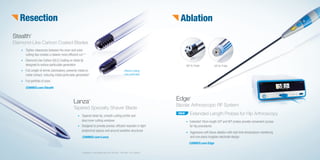 CONMED's New Orthopedic Products & In-Booth Presentation Schedule | PDF