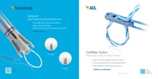 CONMED's New Orthopedic Products & In-Booth Presentation Schedule | PDF