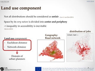 Detecting causes of low urban accessibility: a comparative approach | PPTX