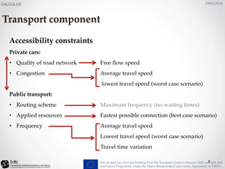 Detecting causes of low urban accessibility: a comparative approach | PPTX