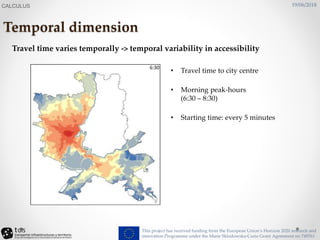 The impact of temporal resolution on the precision of accessibility ...