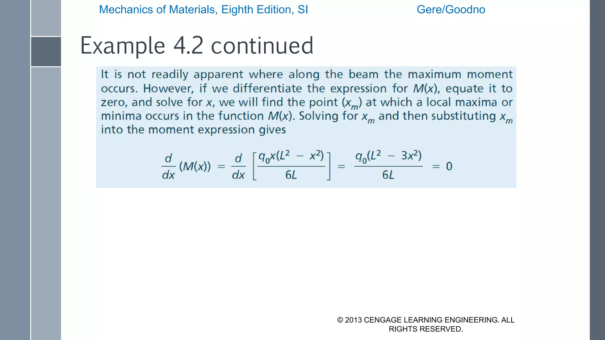 Examples of Mechanics of Materials | PPT