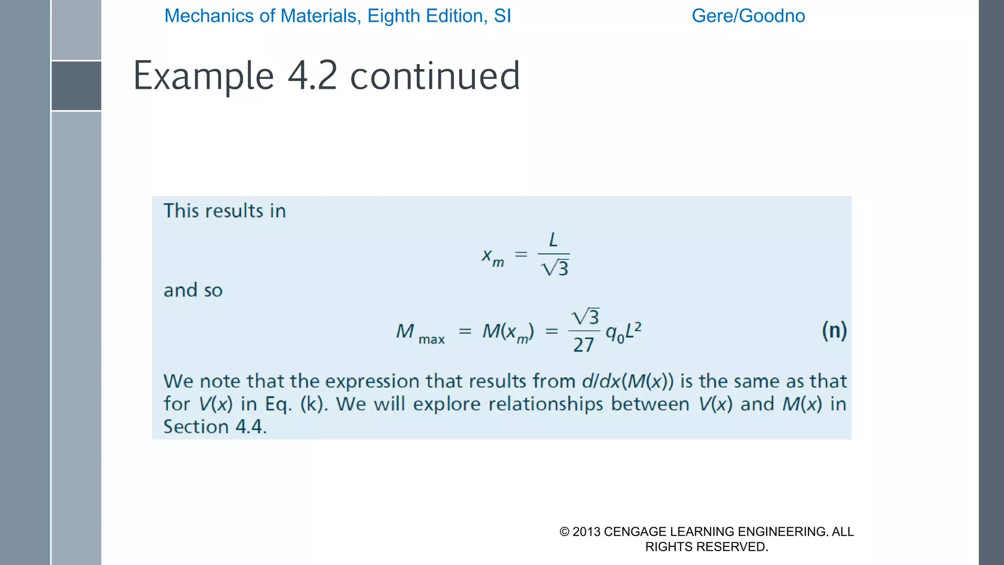 Examples of Mechanics of Materials | PPT