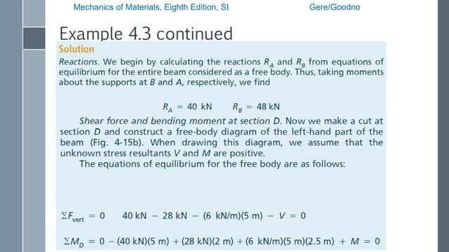 Examples of Mechanics of Materials | PPT