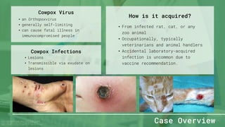 COWPOX_LAI | PPTX | Infectious Diseases | Diseases and Conditions