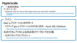 M20_Azure SQL Database 最新アップデートをまとめてキャッチアップ [Microsoft Japan Digital ...