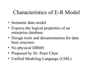 Entity relationship modelling and entity relationship diagrams | PPT