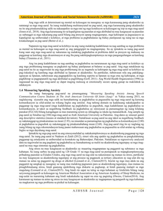 Pagkabalisa sa Pagsasalita Gamit ang Wikang Filipino ng mga mag-aaral sa Piling Paaralan sa ...