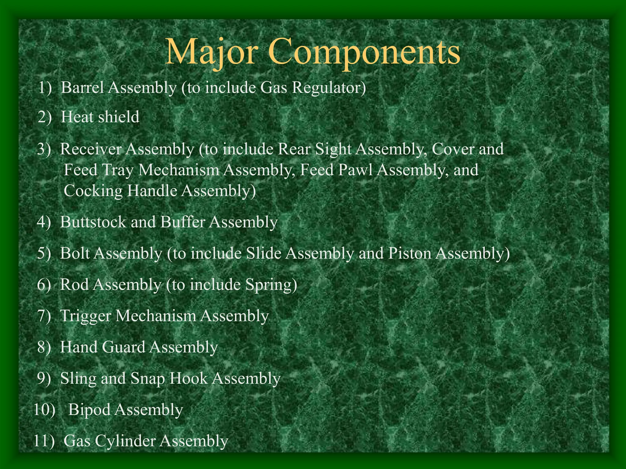 m249-saw PMI To familiarize the soldier with the M249 Squad Automatic ...