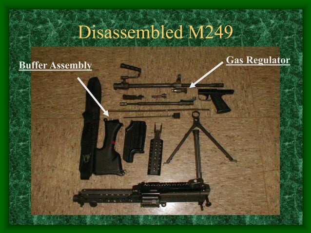 m249-saw PMI To familiarize the soldier with the M249 Squad Automatic ...