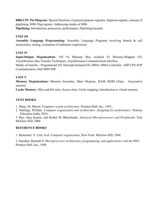 M24 Autonomous Computer Organization and Microprocessors updated ...