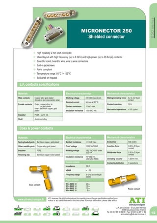 ATI Connectors - 2mm hirel shielded connectors | PDF | Jewelry Making ...