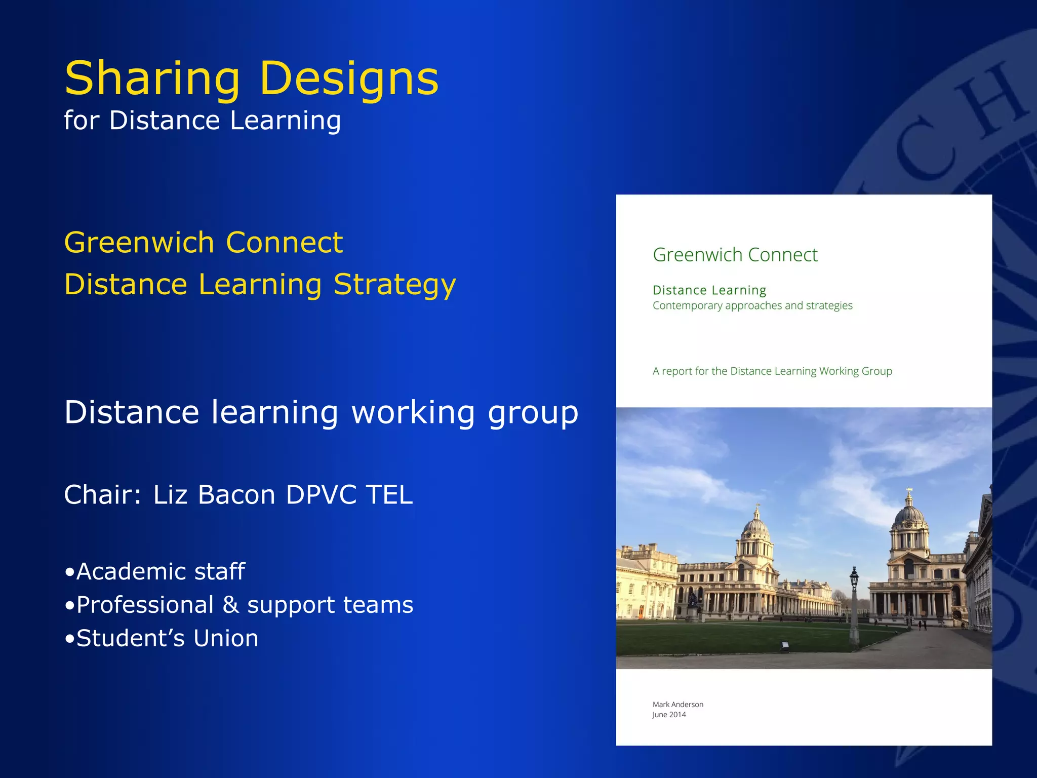 M25 sharing designs for distance learning | PPT