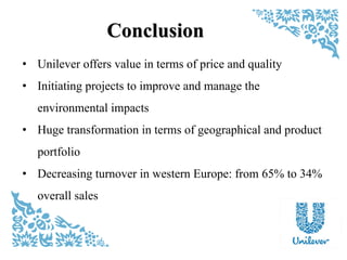M26 unilever presentation | PPTX | Large Business | Business