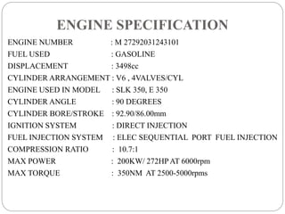 This is ppt on m272 engine good knowledge about m272 engine this is ...