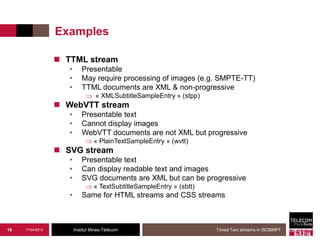 Comments on carriage of timed text and visual overlays in MP4 | PPT
