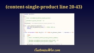 WooCommerce: Anatomy of a Template File | PPT