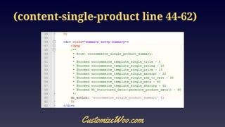 WooCommerce: Anatomy of a Template File | PPT
