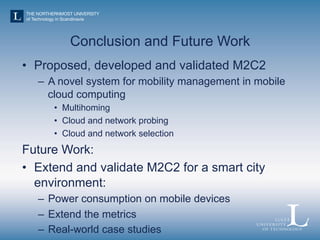 M2C2: A Mobility Management System For Mobile Cloud Computing | PDF