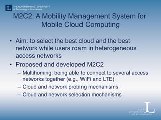 M2C2: A Mobility Management System For Mobile Cloud Computing | PDF