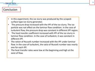ice slurry flow in a pipe | PPT