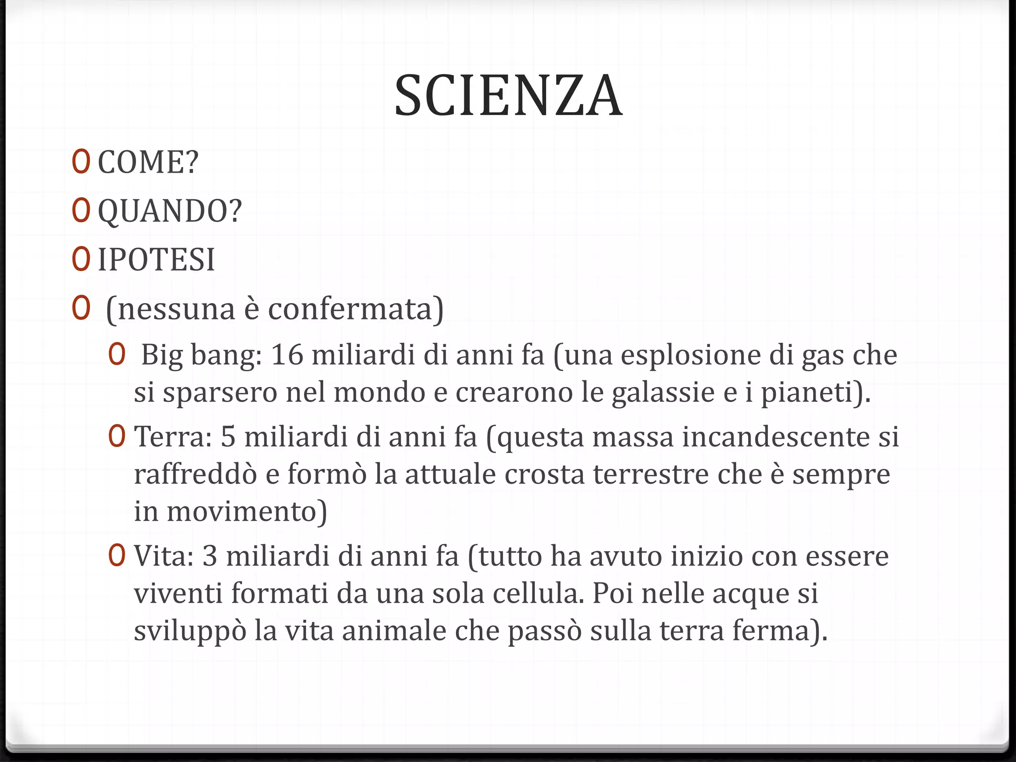 Scienza e fede | PPTX