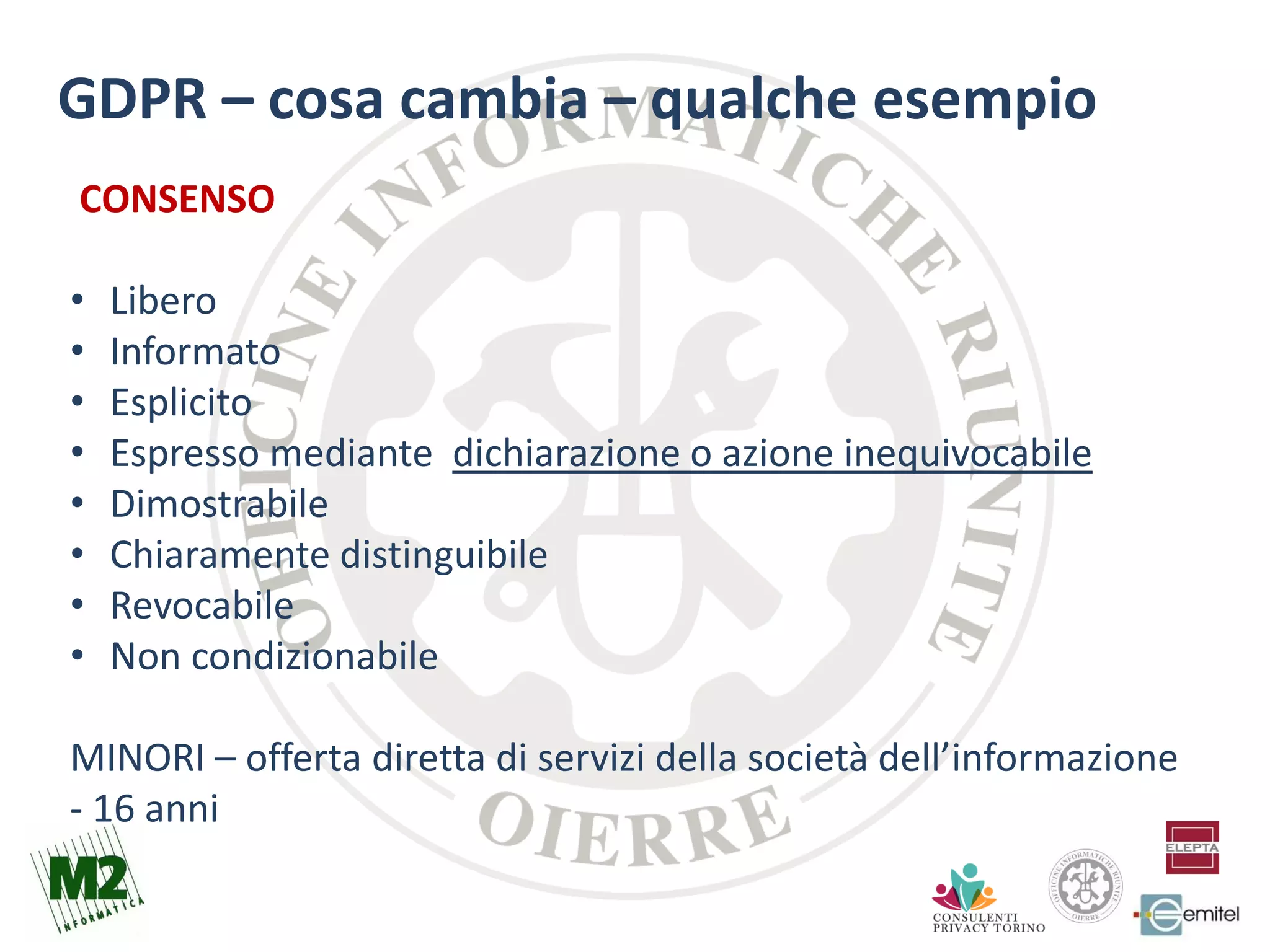 GDPR 2018 - Il nuovo Regolamento Privacy Europeo | PDF