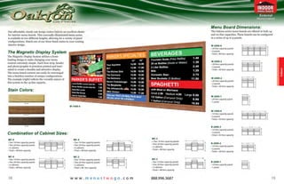 Menus2Go | Menu Boards Catalog | PDF
