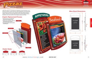 Menus2Go | Menu Boards Catalog | PDF