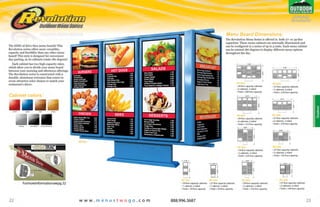 Menus2Go | Menu Boards Catalog | PDF