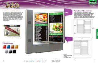 Menus2Go | Menu Boards Catalog | PDF