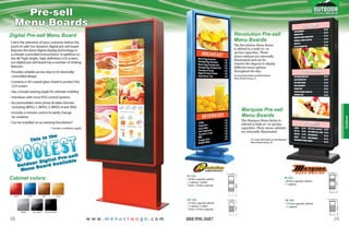 Menus2Go | Menu Boards Catalog | PDF