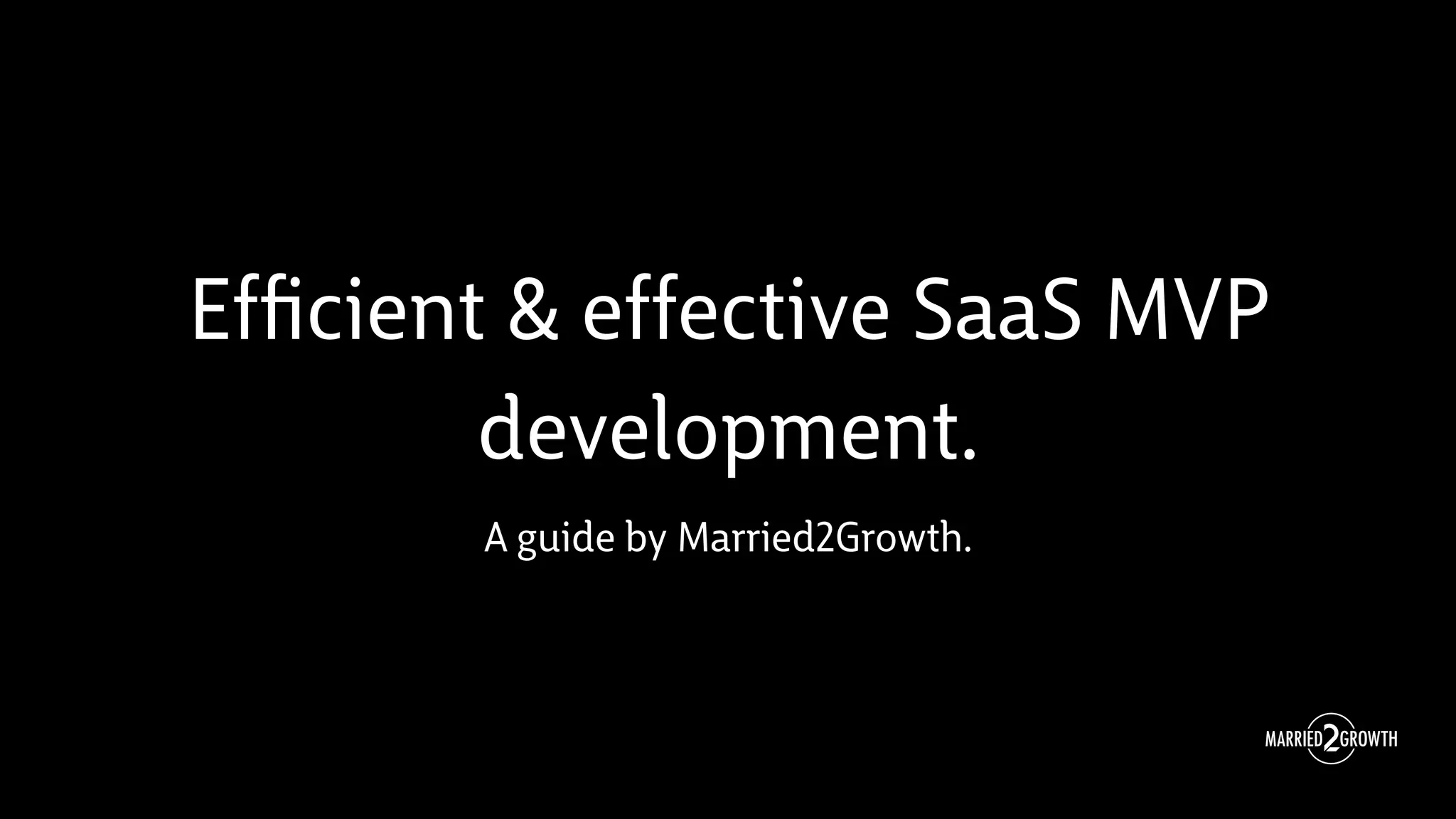 SaaS MVP Product Development | PPT