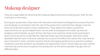 Crew roles | PPTX | Photo Editing Software | Computer Software and ...