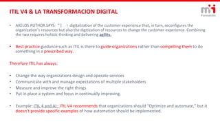 El futuro de ITIL4(r) desde la óptica de la Transformación Digital | PPT